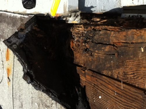 Rotten underneath - DECK PROS | Construction & Railing Inc.